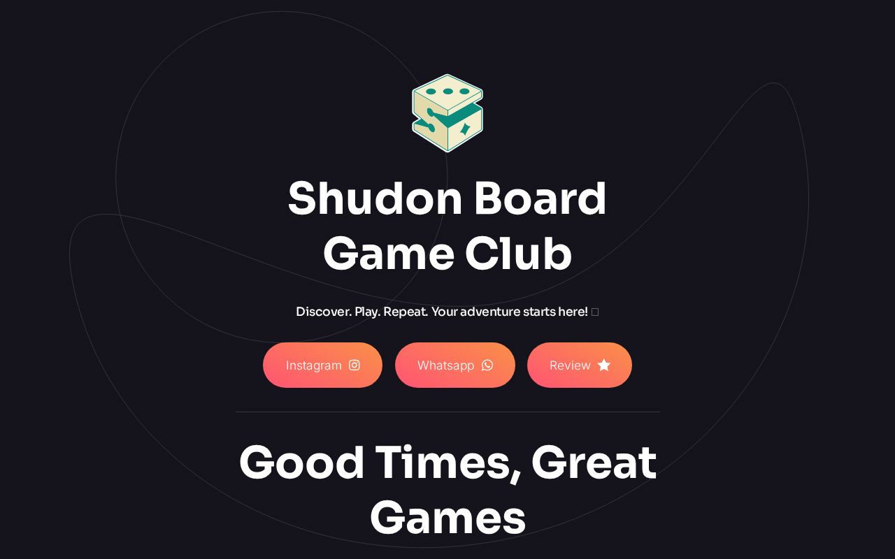 Shudon Board Game Club